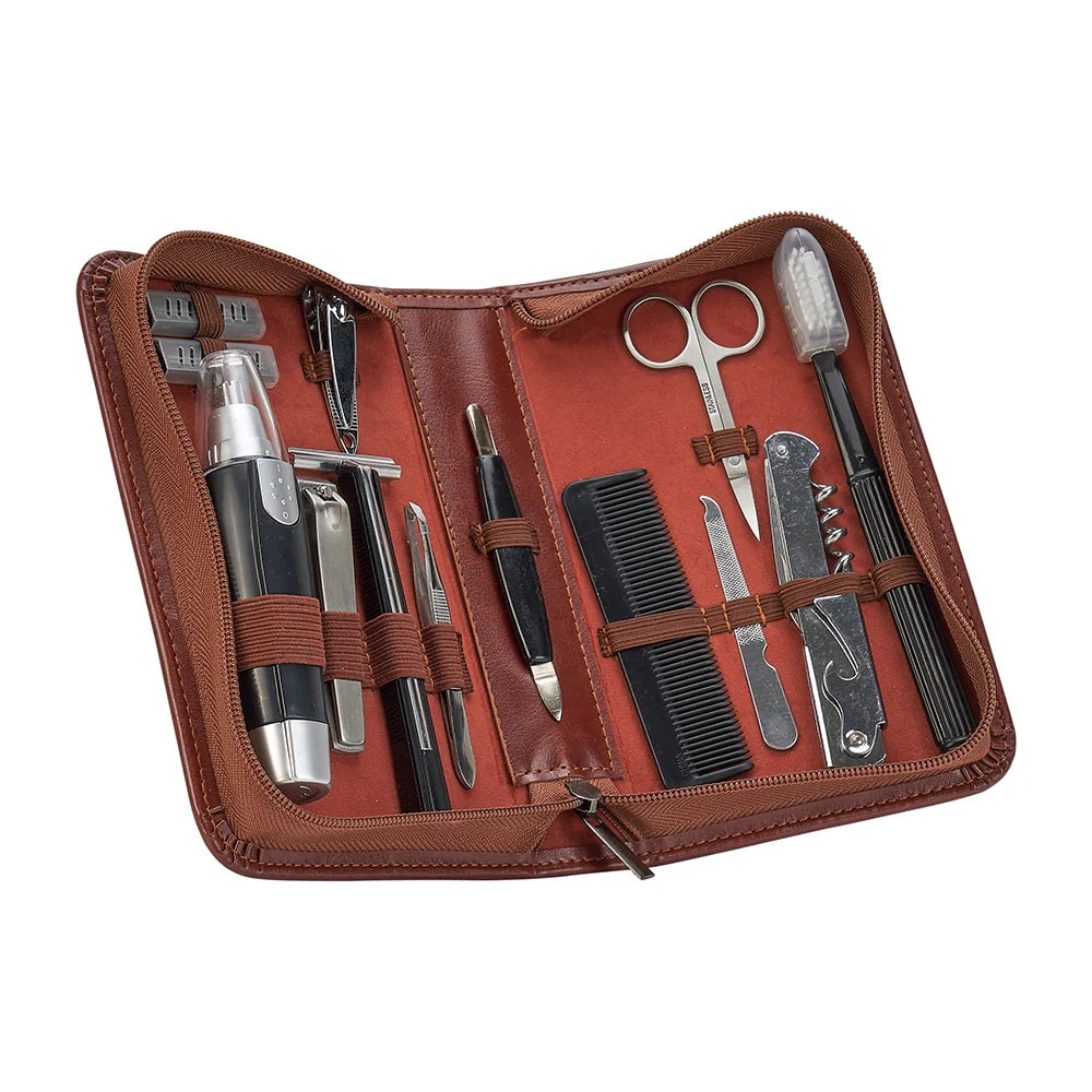 Annabel Trends Gentlemans Grooming Kit – Raue’s Leather & Travelgoods